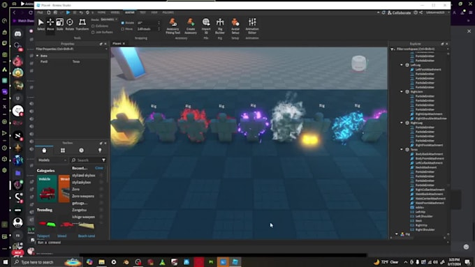 Make roblox vfx and scripts for your roblox game by Jamestewart97 | Fiverr