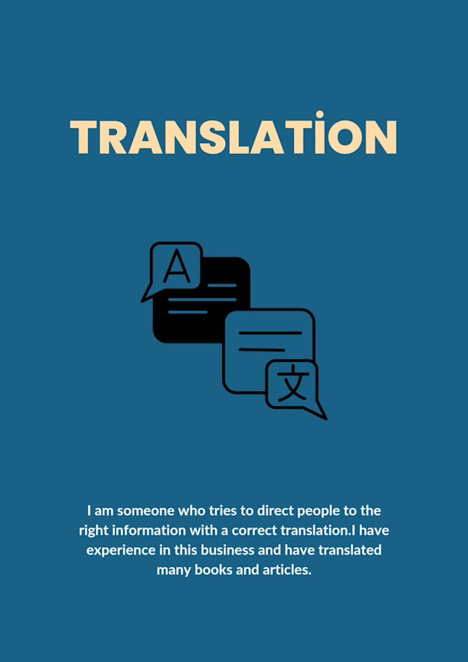 Translate words for you in the most beautiful way by Nurettinztrk | Fiverr