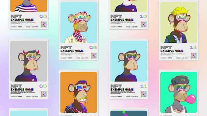 Create nft promo, nft intro or nft collection video by Tahashoe | Fiverr