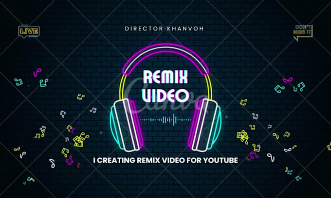 Creating remix video mashup for youtube entainment channel by ...