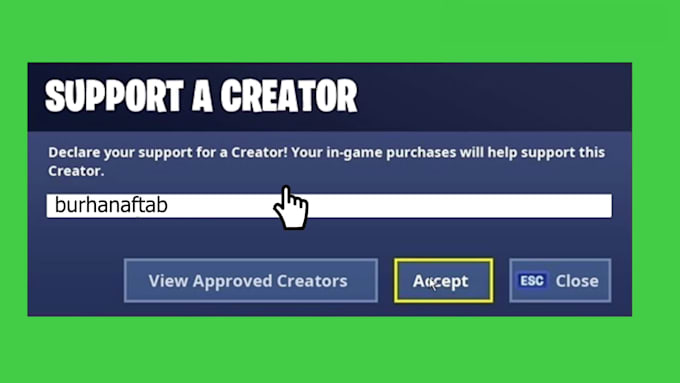Make support a creator animation for fortnite by Burhanaftab1 | Fiverr