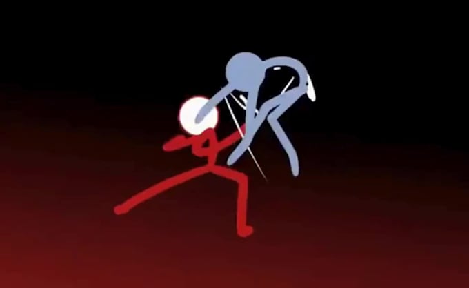 Draw stick figure animate stick figure 2d stickman animation 2d figure ...