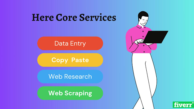 Do data entry, web research, copy paste and pdf to excel by Jeneiaafrin ...