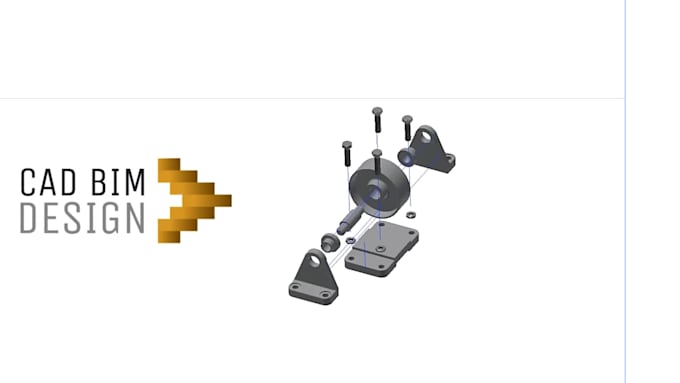 Make you 2d drawings or 3d models using autocad or autodesk inventor by ...