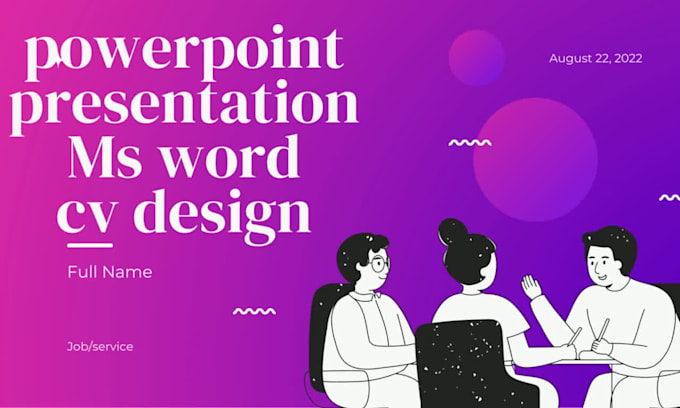 Design powerpoint presentations ms word assignments cv by Itx_kashaf ...