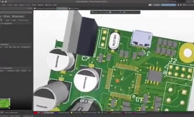 Design schematics pcb design pcb layout in altium easyeda eagle kicad, pcb by Denson_cowell | Fiverr
