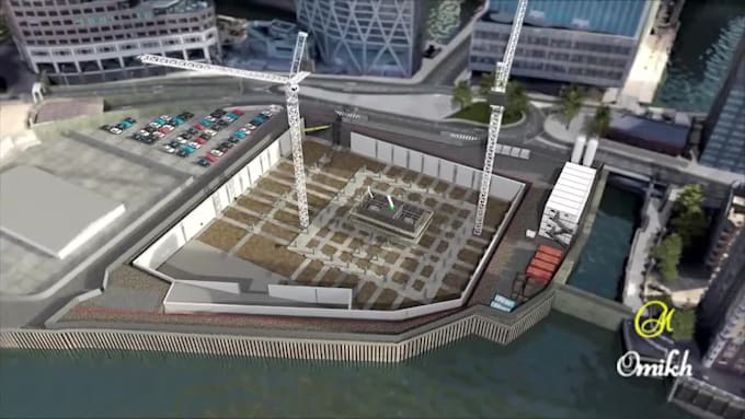 Do a 4d construction animation bim animation with building construction ...