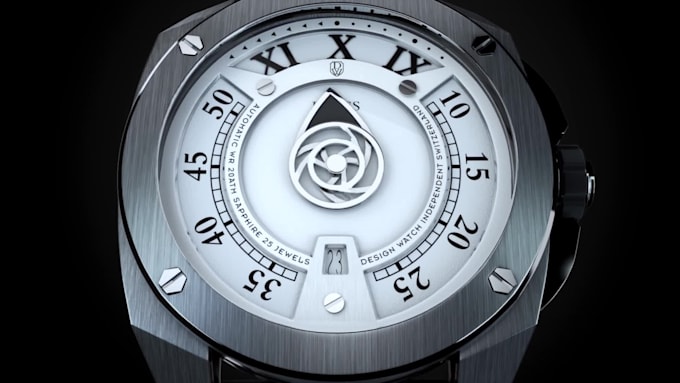 Do 3d mechanical watch movement animation 3d exploded view watch ...