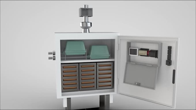 Do industrial engine autocad 3d animation product video artwork by ...