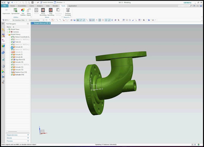Design 3d models, 2d drawings and 3d simulations in siemens nx by ...