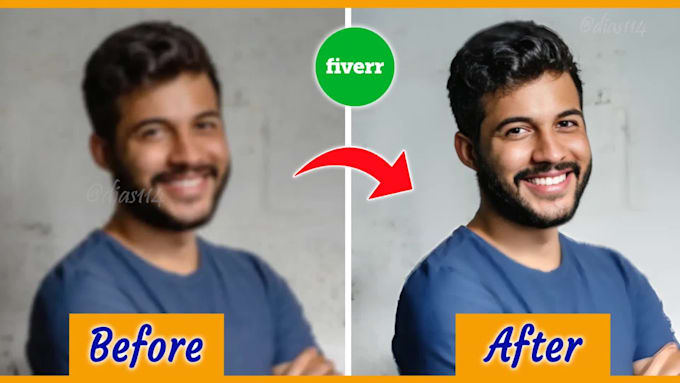 Fix blurry photos, photo enhance, improve, upscale, unblur by Dias114 ...