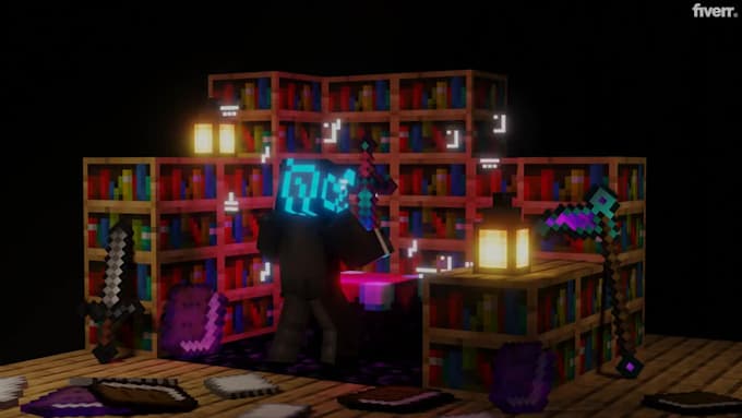 Make a looped minecraft animation by Matthew_walts | Fiverr