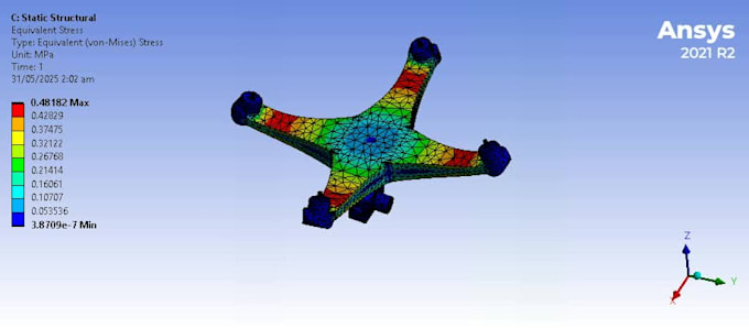 Do structural analysis and fea on ansys by Mhamza_53 | Fiverr