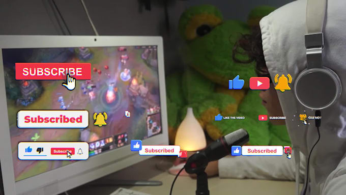 Provide over 20 glitchy overlays for your youtube channel by Zakarii ...