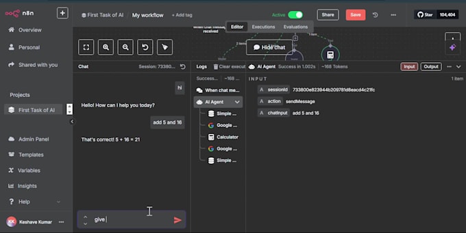 Build a custom ai chatbot or ai agent using n8n and vapi ai