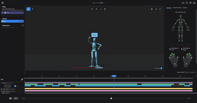 Create motion capture for an affordable price by Odrjr5 | Fiverr