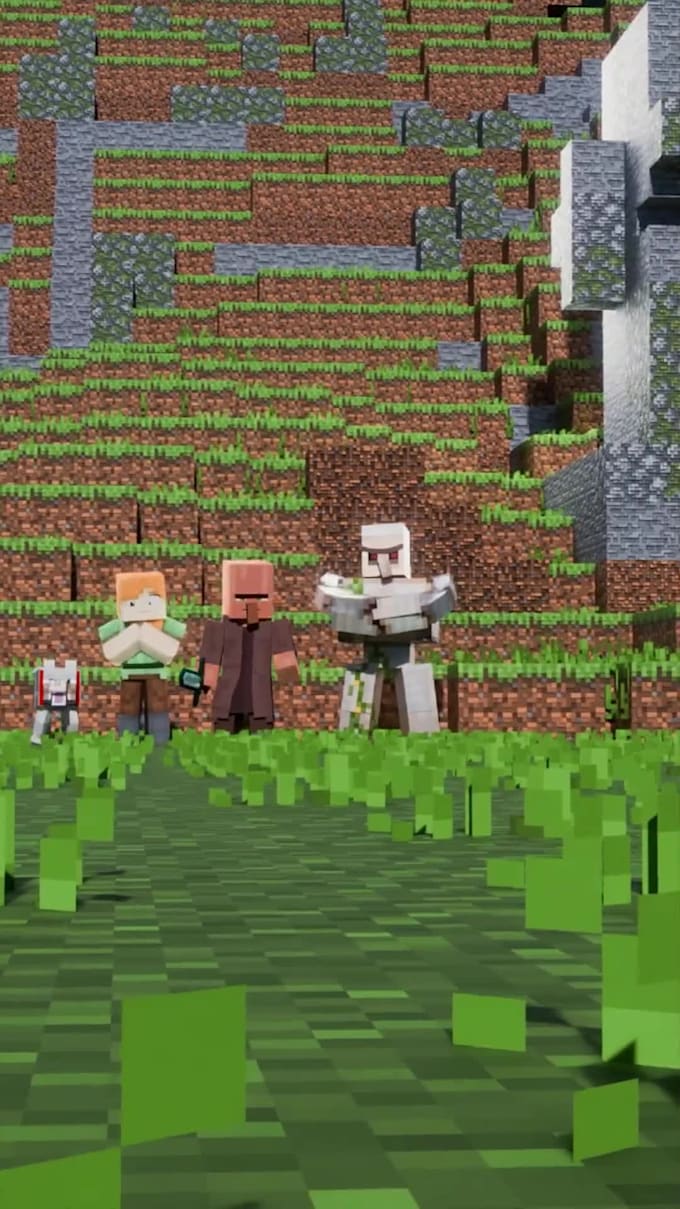 Minecraft animations for your content by Adwadawa | Fiverr