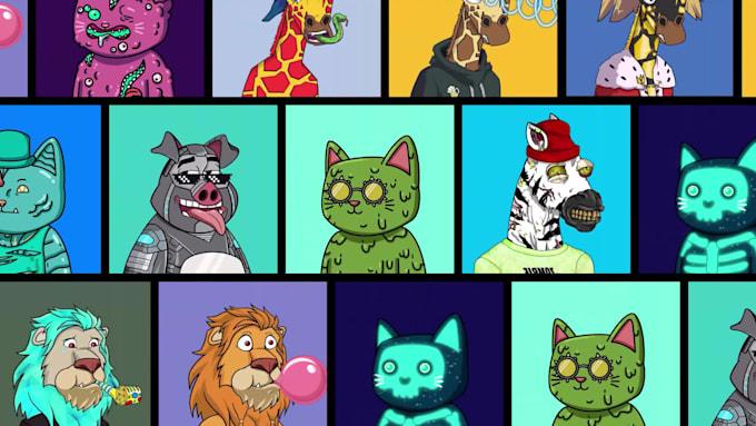 Create simple nft promo, nft intro, nft collection video by Trexarts ...