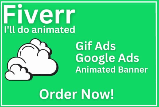 Design animated gif ads or banners by Hamzahussain47 | Fiverr
