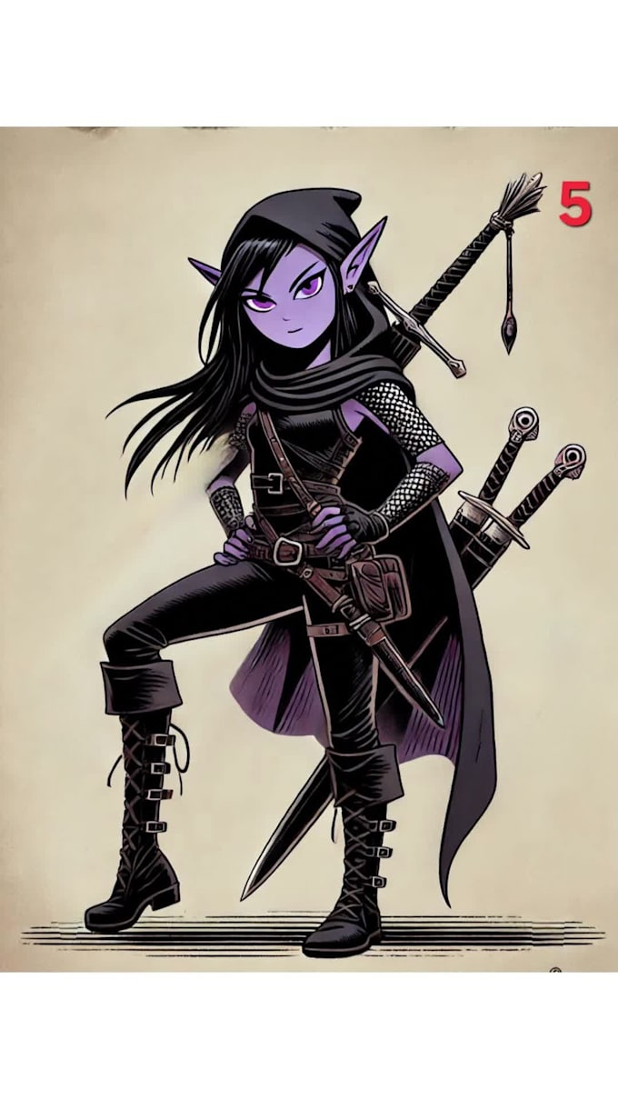 Create personalized character art by Leejahstudios | Fiverr