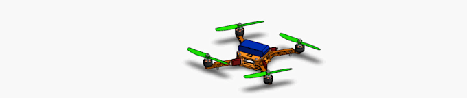 Design quadcopter on solidworks by Ahmarkhan18 | Fiverr