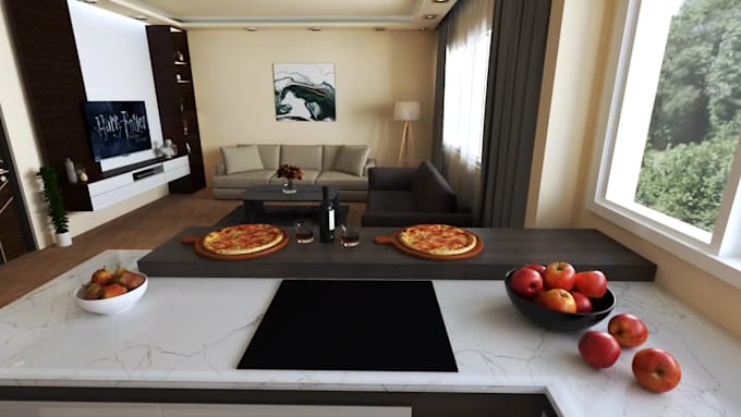 Design modern, hyperrealistic interiors using new 3d techniques by ...