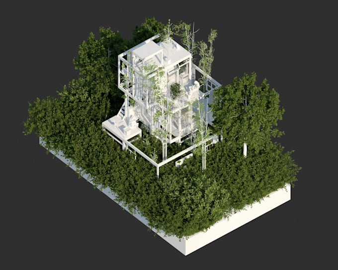 Makearchi sketches and physical architecture model by Arqseti | Fiverr