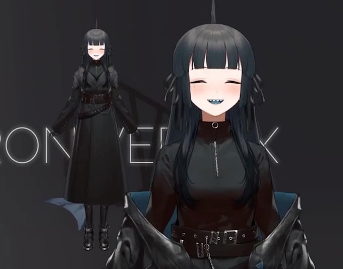 Design and rig pro vtuber live2d vtuber model vtube studio by Josvtuber | Fiverr