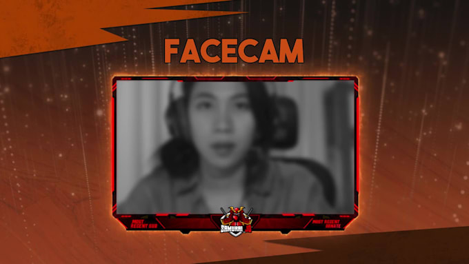 Custom design facecam for your channel by Pointobject | Fiverr
