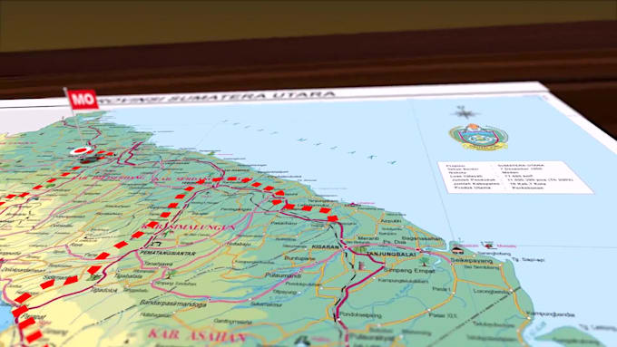 Make travel maps animation by Rajamomo | Fiverr