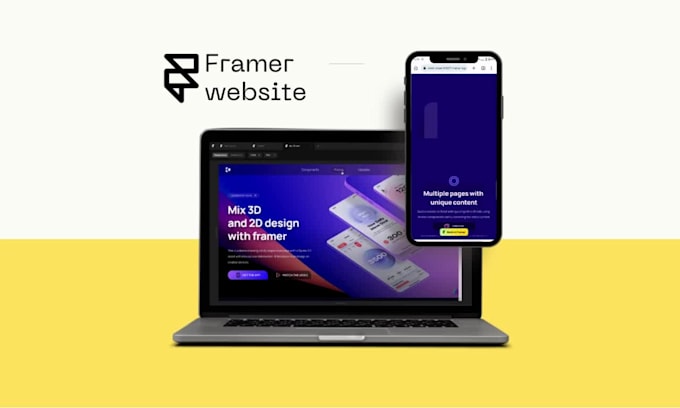 Create a modern ui design for your app using framer by Rajput_adi | Fiverr