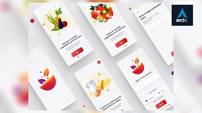 Do ui ux design wireframing, prototyping in figma by Archx_ | Fiverr