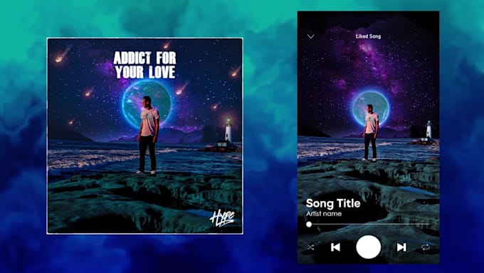 Animate your album cover for youtube, insta, spotify canvas by ...