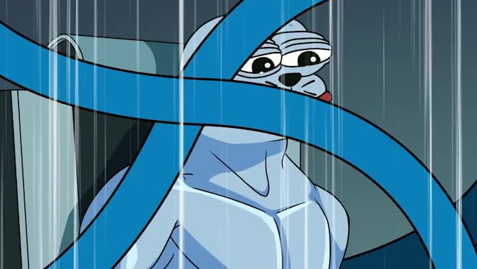 2d meme coin animation, meme coin art, crypto meme video, 2d animation ...