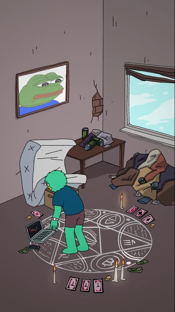 Do 2d memecoin animation crypto video meme coin character animated gif ...