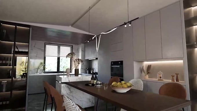 Do 3d house rendering, architectural rendering, animation walkthrough video by Jennadesignx | Fiverr