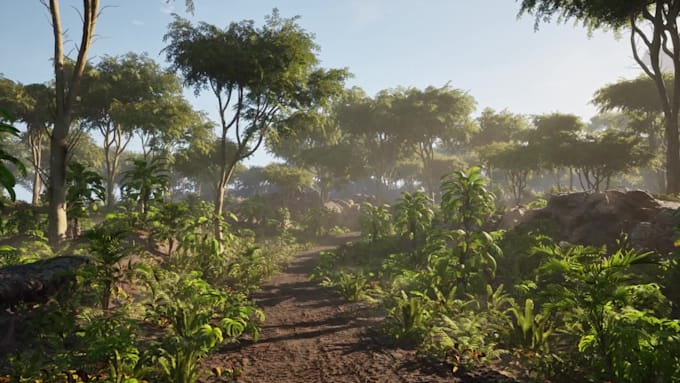 Create 3d game environment map location game art level design landscape ...
