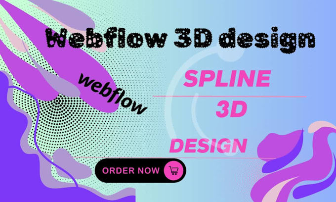 Create 3d design in spline, design webflow 3d spline animation shopify spline by Mia_pete | Fiverr