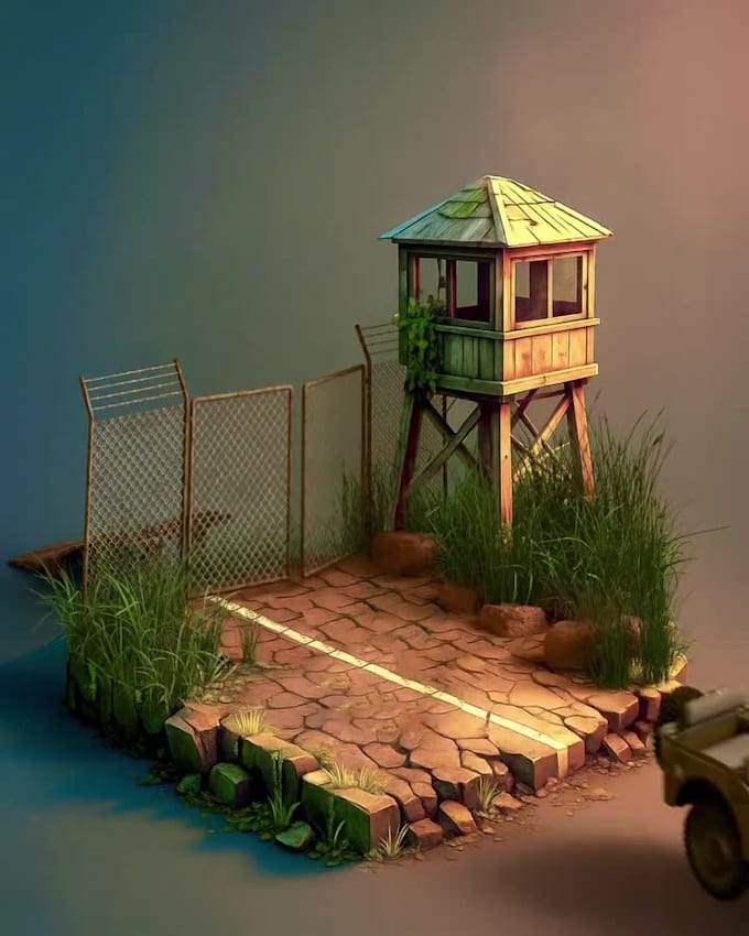 Create realistic 3d game environment, unity game level design, 3d game ...
