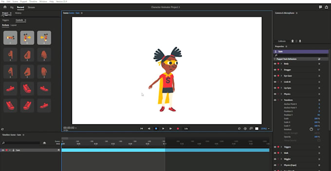 Create a puppet for adobe character animator by Subho30666 | Fiverr