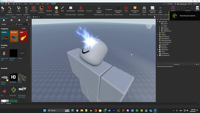 Make vfx or script for you on roblox by Connelldonlev | Fiverr