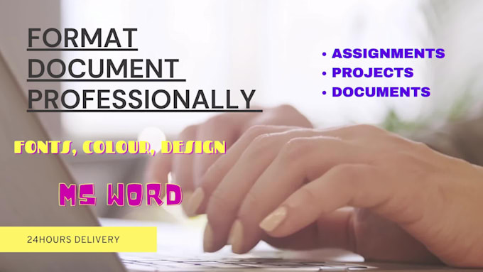 Professionally format and create ms documents by Graphicdesig261 | Fiverr