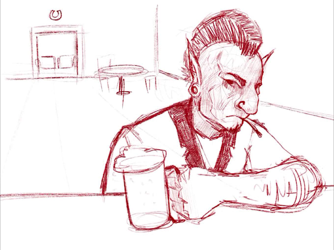 Do portraits, busts and full body illustrations by Vicxan | Fiverr