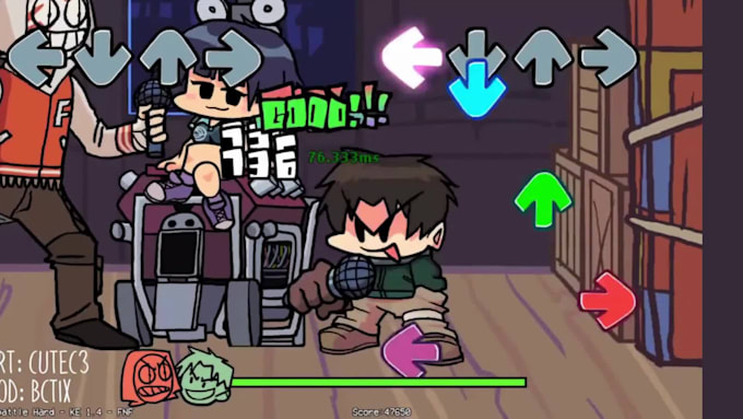 Create character sprite sheet animation for friday night funkin mod by ...