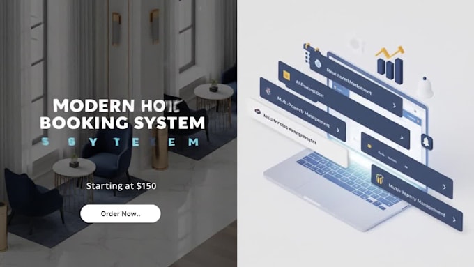 Develop hotel website with booking engine and property management ...