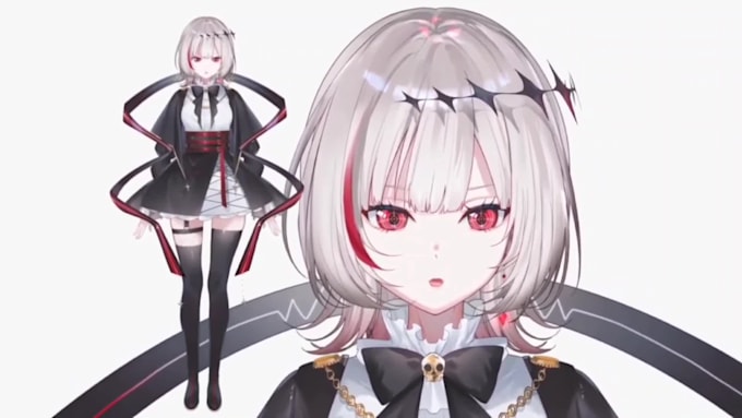 Professionally rig and design live2d model, 2d vtuber model, streaming ...