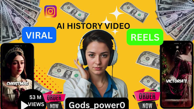 Create viral captivating ai history video, ai shorts for youtube, tik tok reels by Gods ...