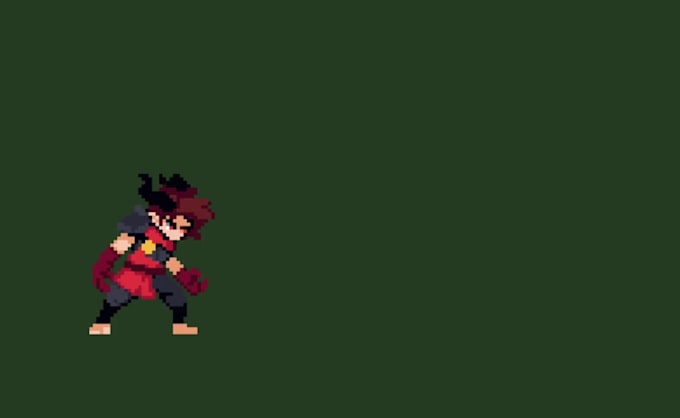 Draw 2d pixel art animation pixel game art character animation 2d ...