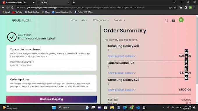 Do react js, next js, ecommerce website frontend, full stack by Hassaniqbal34 | Fiverr