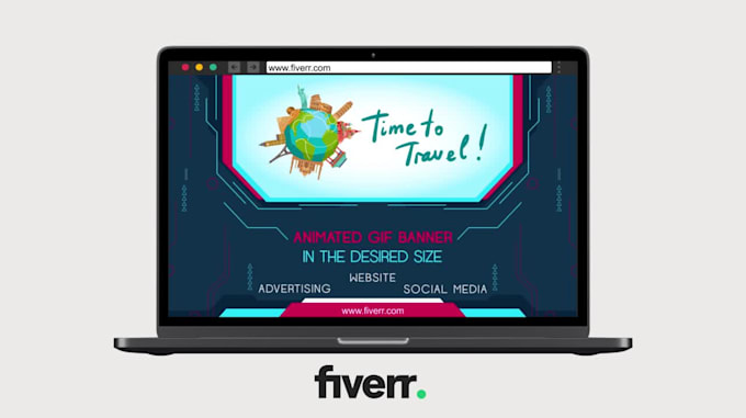 Create animated banner gifs in any size by Shahramrad | Fiverr